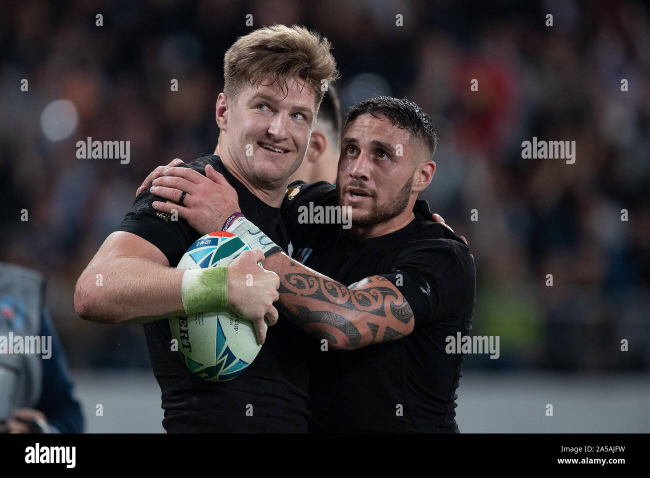 Tokyo, Japan. 19th Oct, 2019. Jordie Barrett player of New Zealand ...