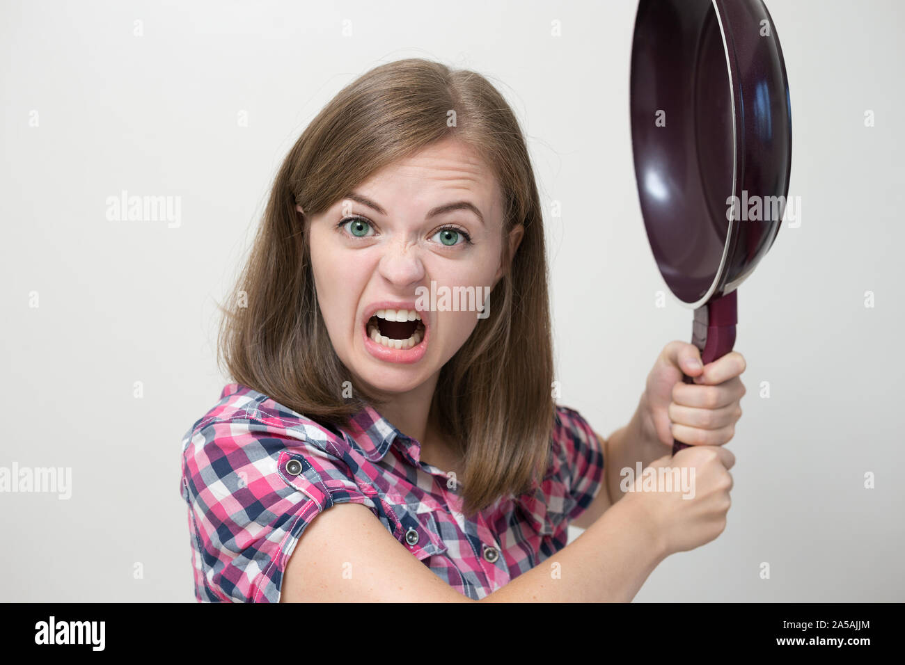 Adult aggressive angry attractive hi-res stock photography and images ...