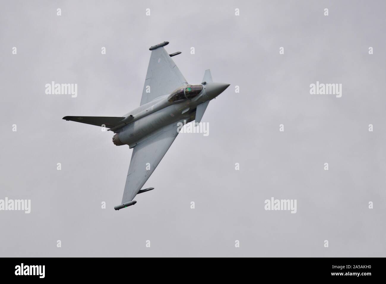 Royal Air Force Eurofighter Typhoon performing at Royal International ...
