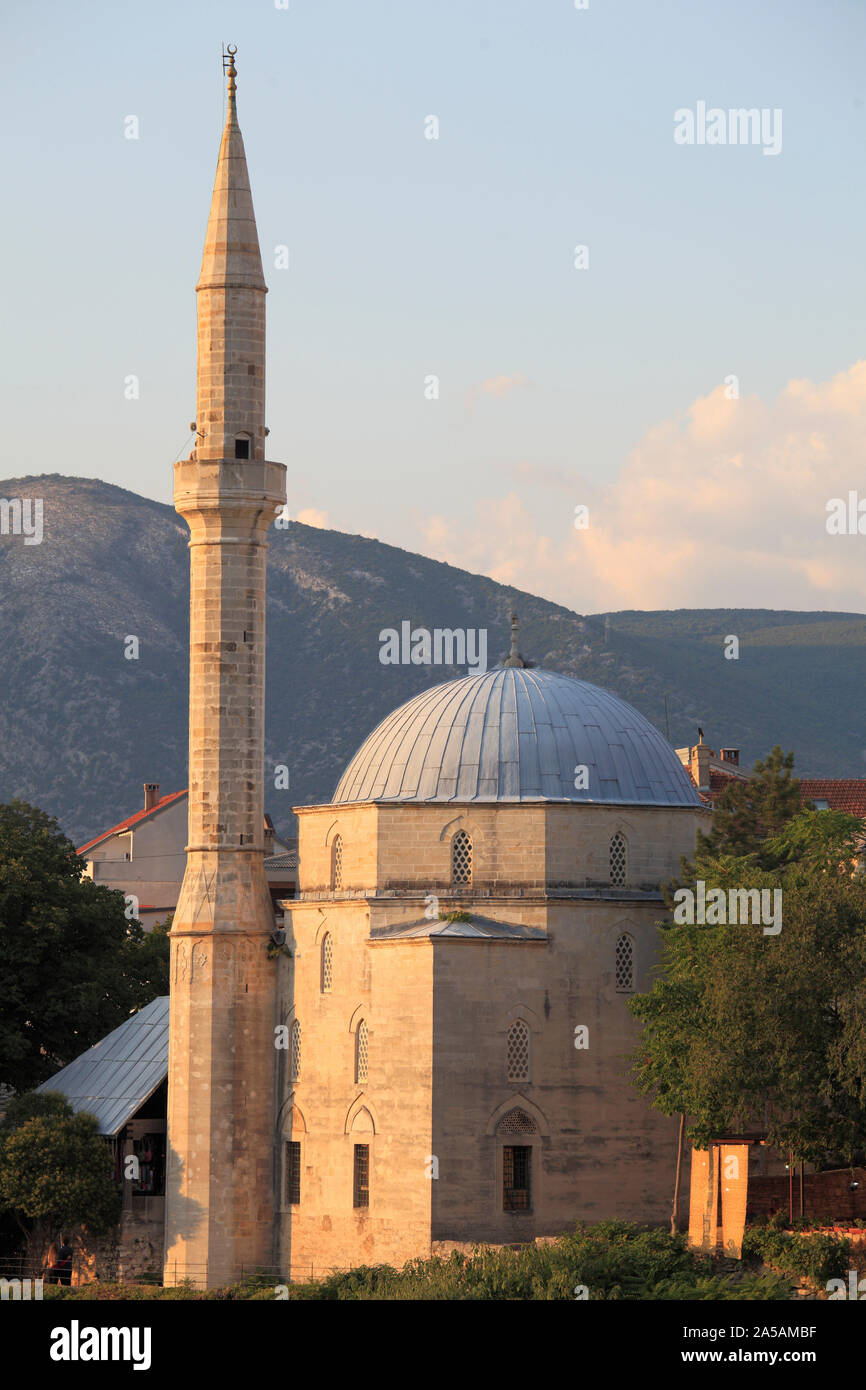 Bosnia and Herzegovina, Mostar, Koski Mehmed Pasha mosque Stock Photo ...