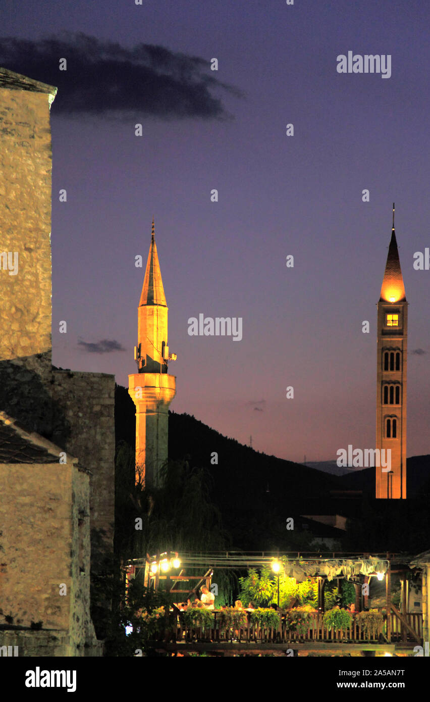 Mostar night hi-res stock photography and images - Alamy