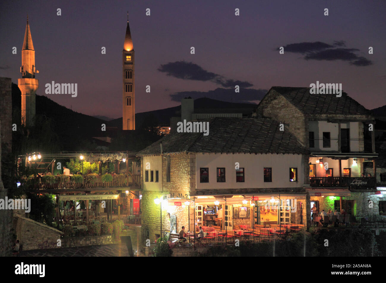 Mostar night hi-res stock photography and images - Alamy