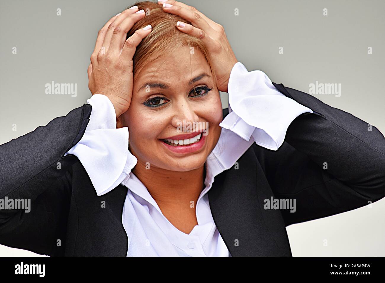 Business Woman And Memory Loss Stock Photo - Alamy