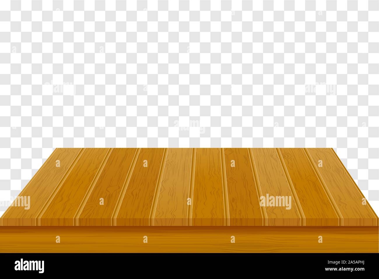 wooden table top vector illustration isolated on transparent background ...