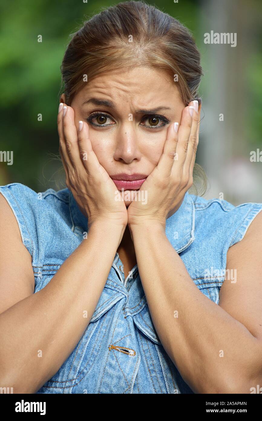 Shameful Young Person Stock Photo - Alamy