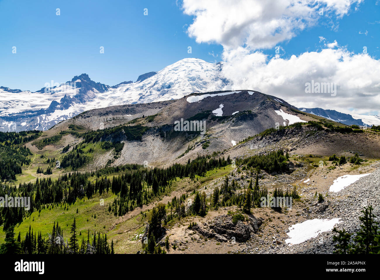 Mountain rainier sunrise hi-res stock photography and images - Alamy