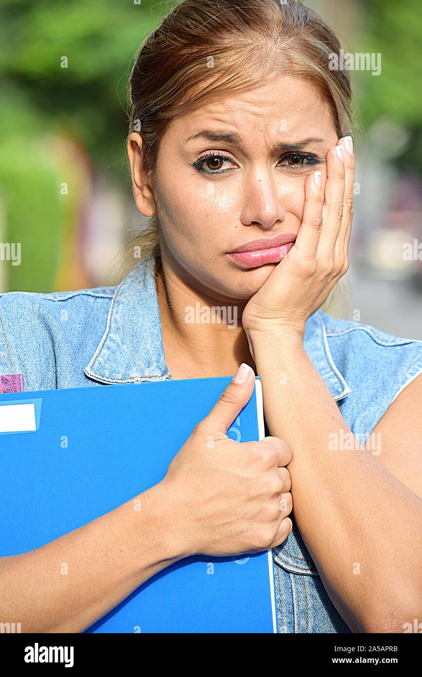 Stressed adult student hi-res stock photography and images - Alamy