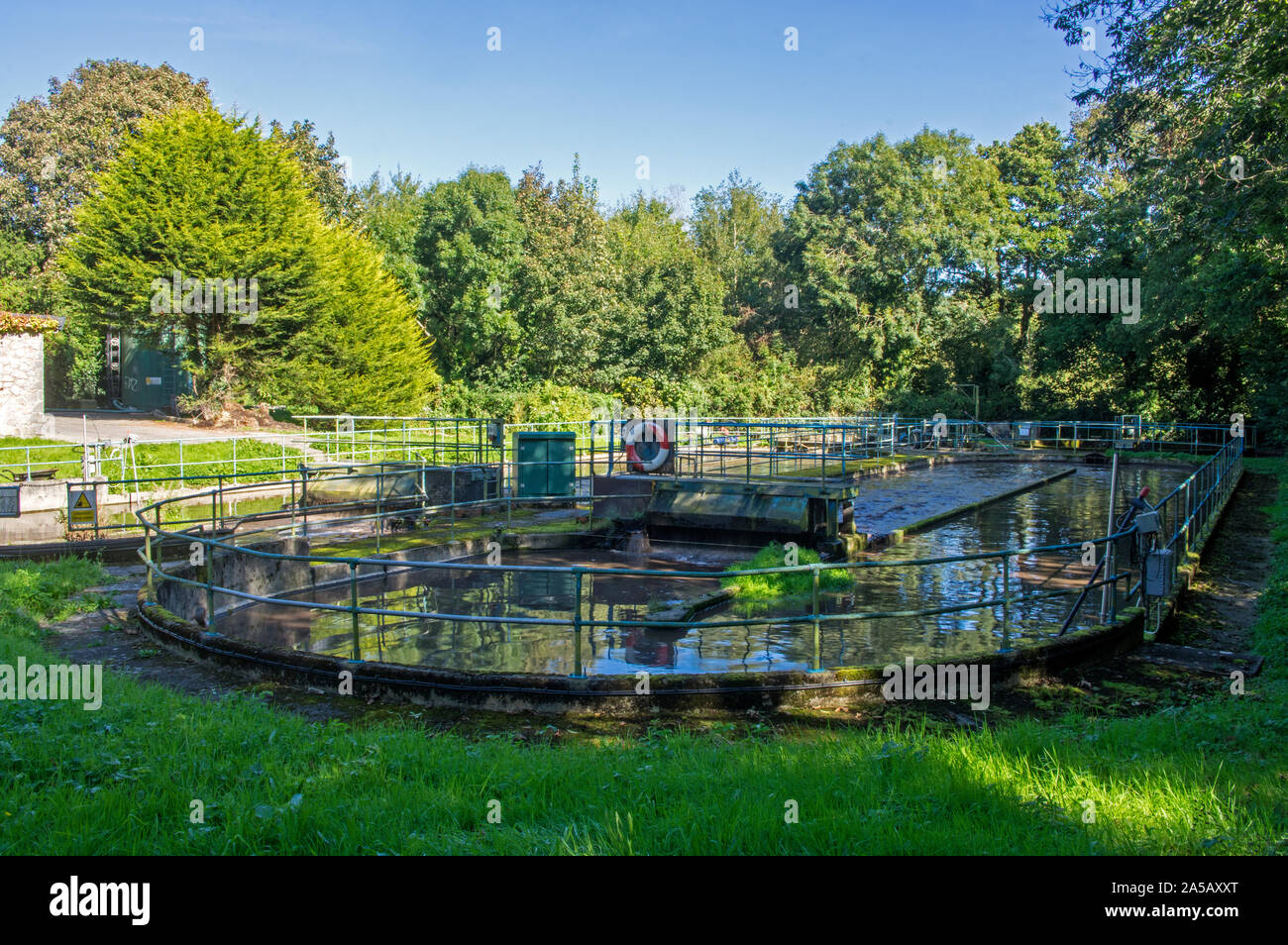 This works serves a village where raw sewage is treated before ...