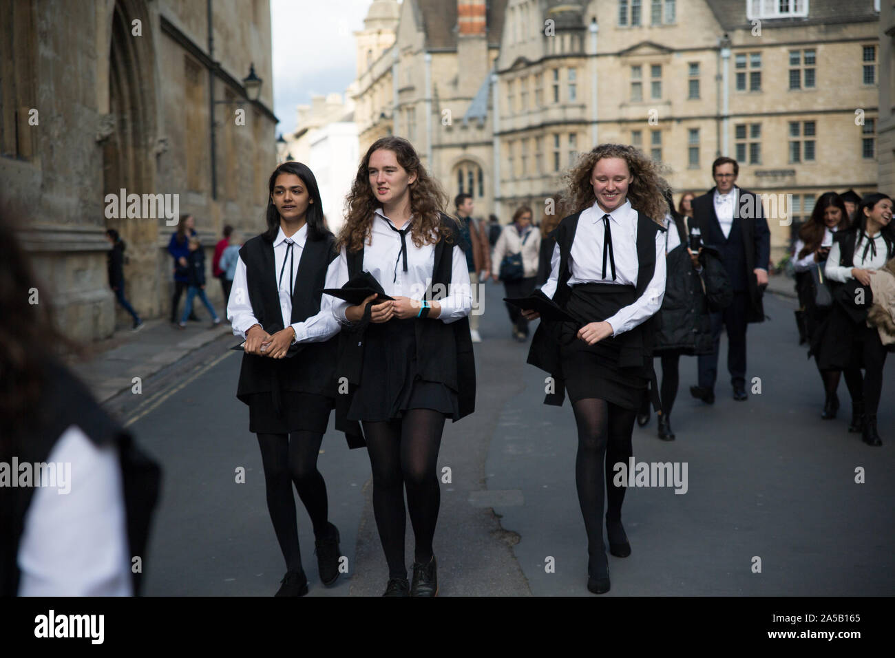 Oxford, UK19th of October 2019 New students from Oxford University as ...