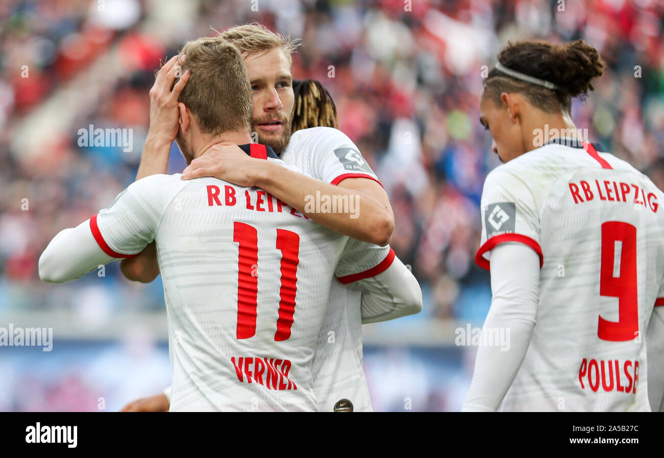 Leipzig, Germany. 19th Oct, 2019. Soccer: Bundesliga, 8th matchday, RB ...