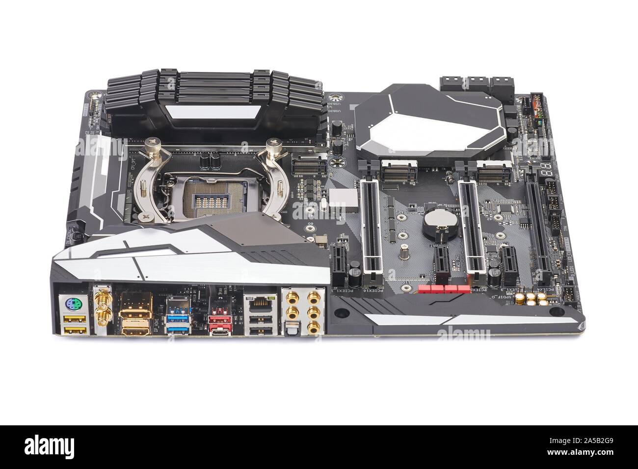 Computer Motherboard Back Side Stock Photo - Alamy