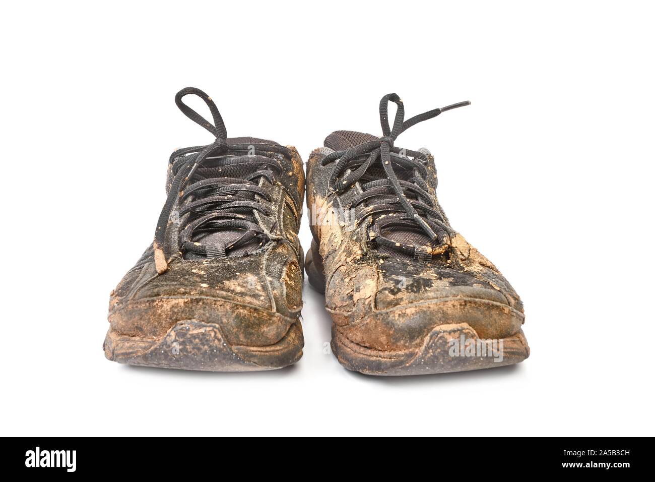 Muddy trainers white background hi-res stock photography and images - Alamy
