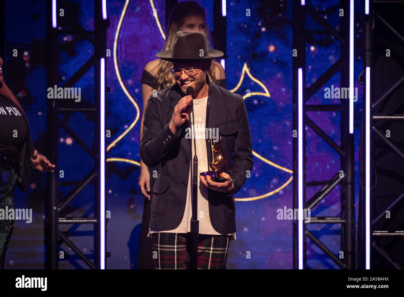 October 15, 2019, Nashville, Tennessee, USA: TobyMac won Contemporary ...