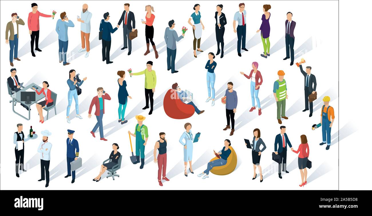 Farmer people character team Stock Vector Images - Alamy