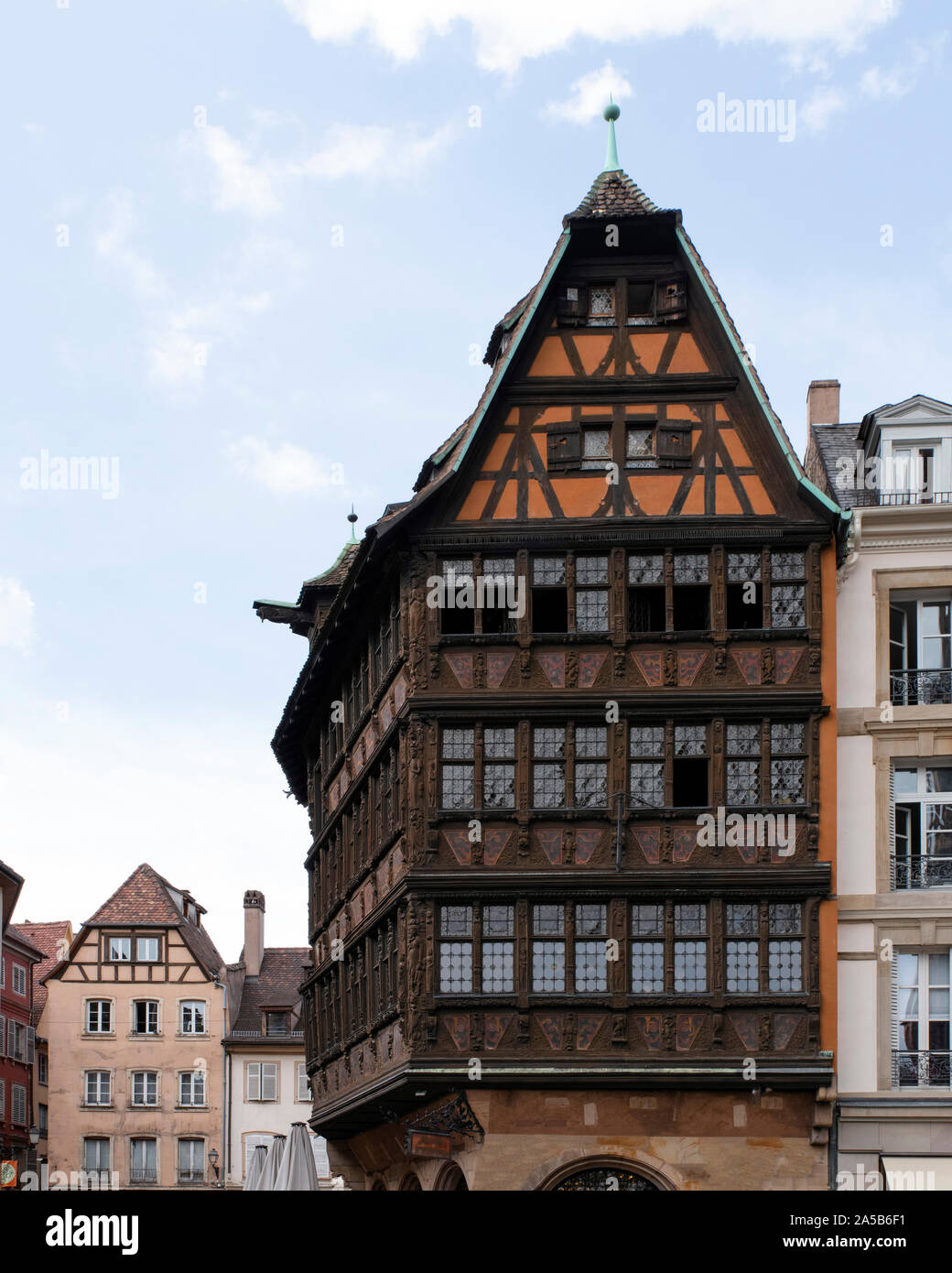 Typical architecture of Alsace in France Stock Photo - Alamy