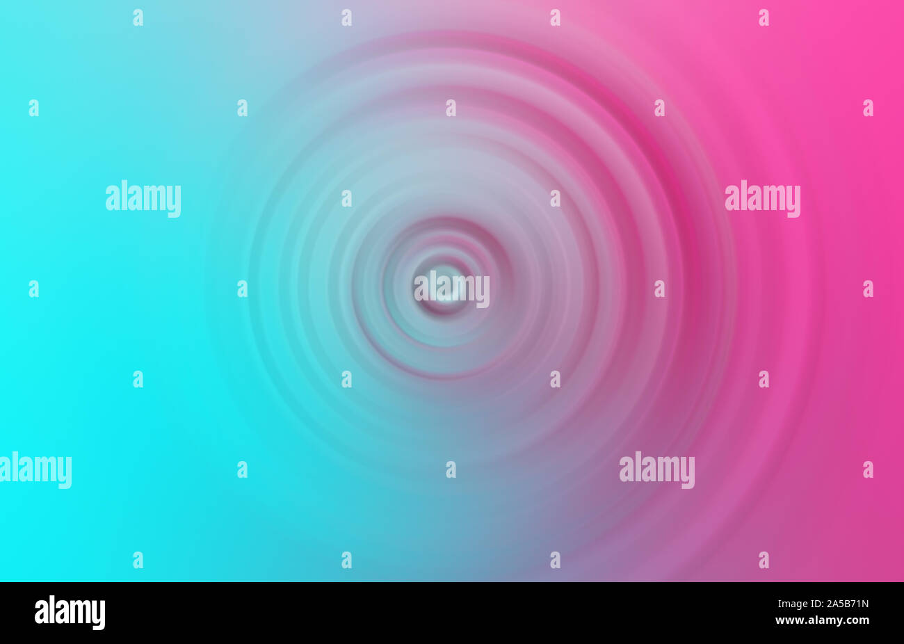 Top view water drop falling into water with perfect concentric circles ...