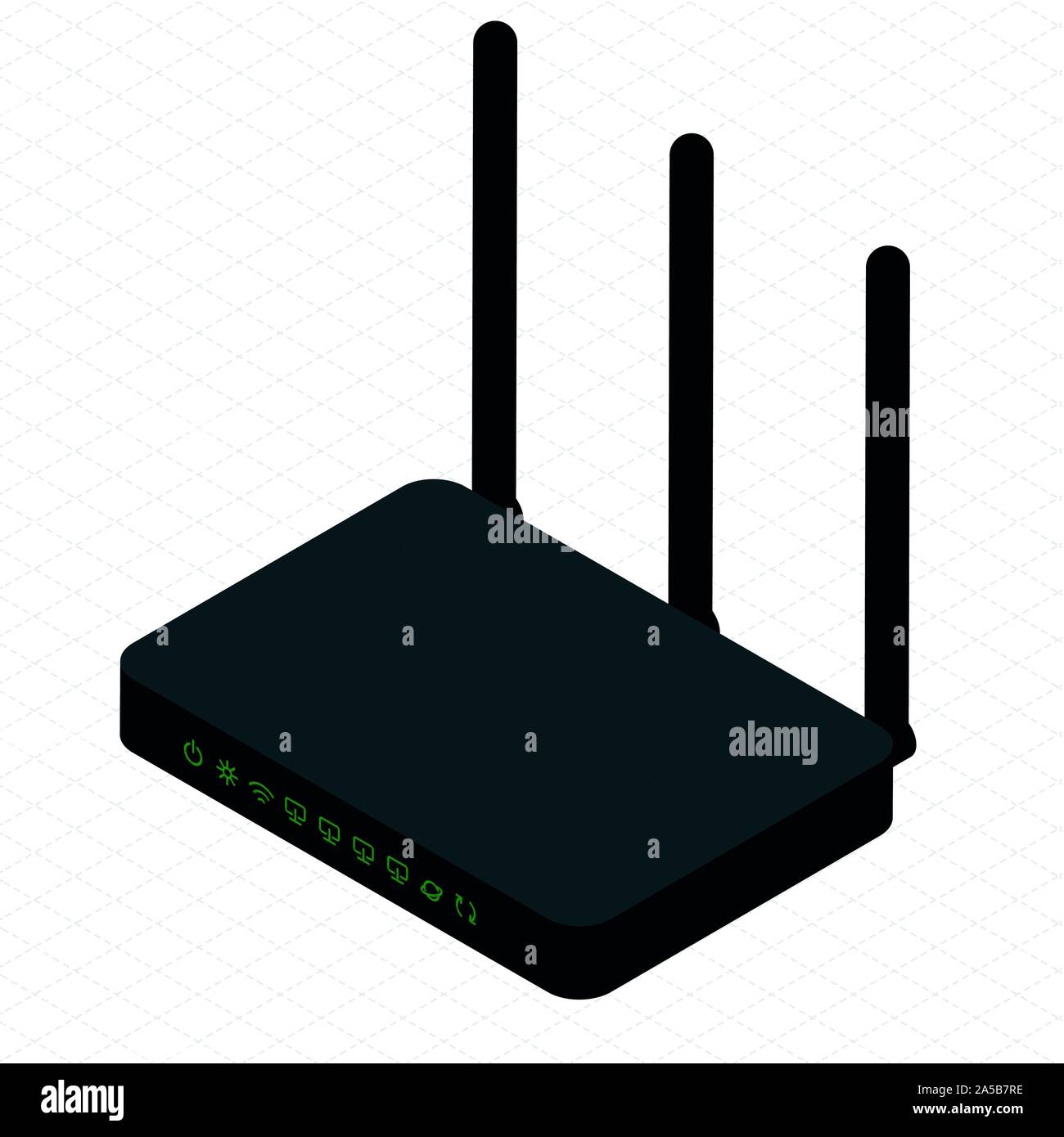 wireless wi-fi router Stock Vector Image & Art - Alamy