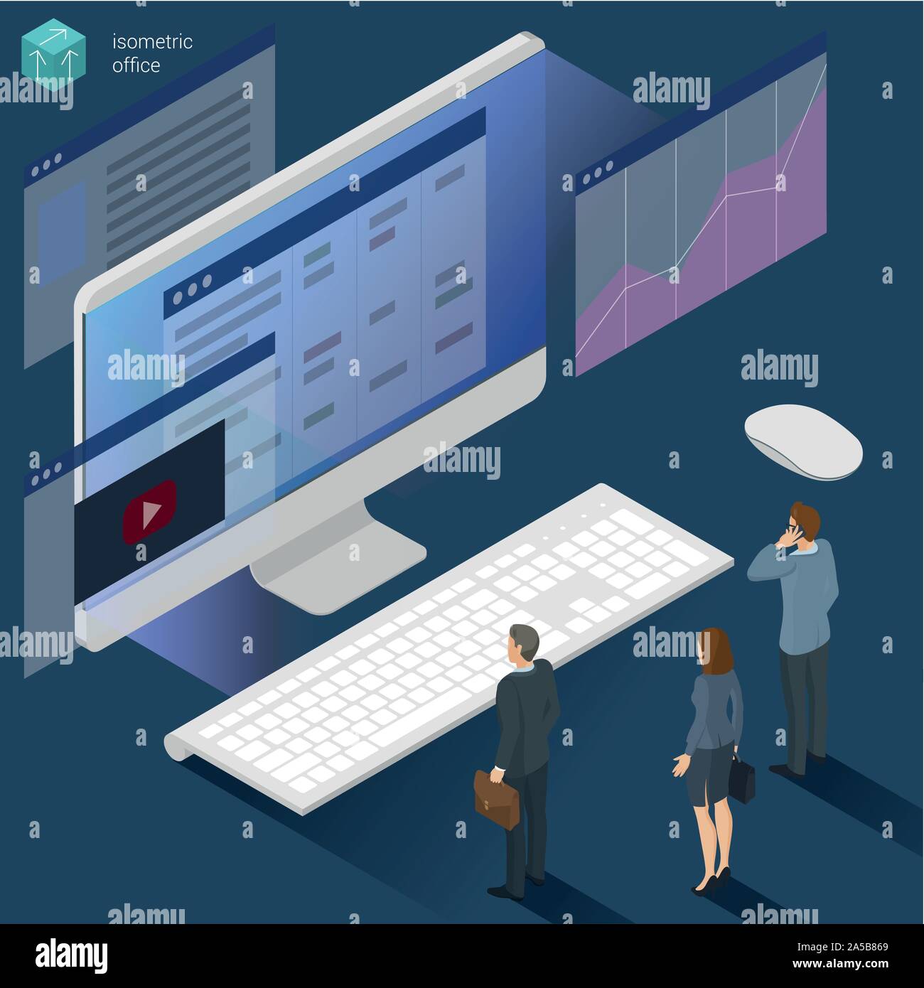 Isometric work hi-res stock photography and images - Alamy