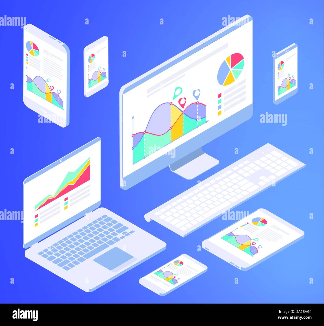 Isometric computer hi-res stock photography and images - Alamy