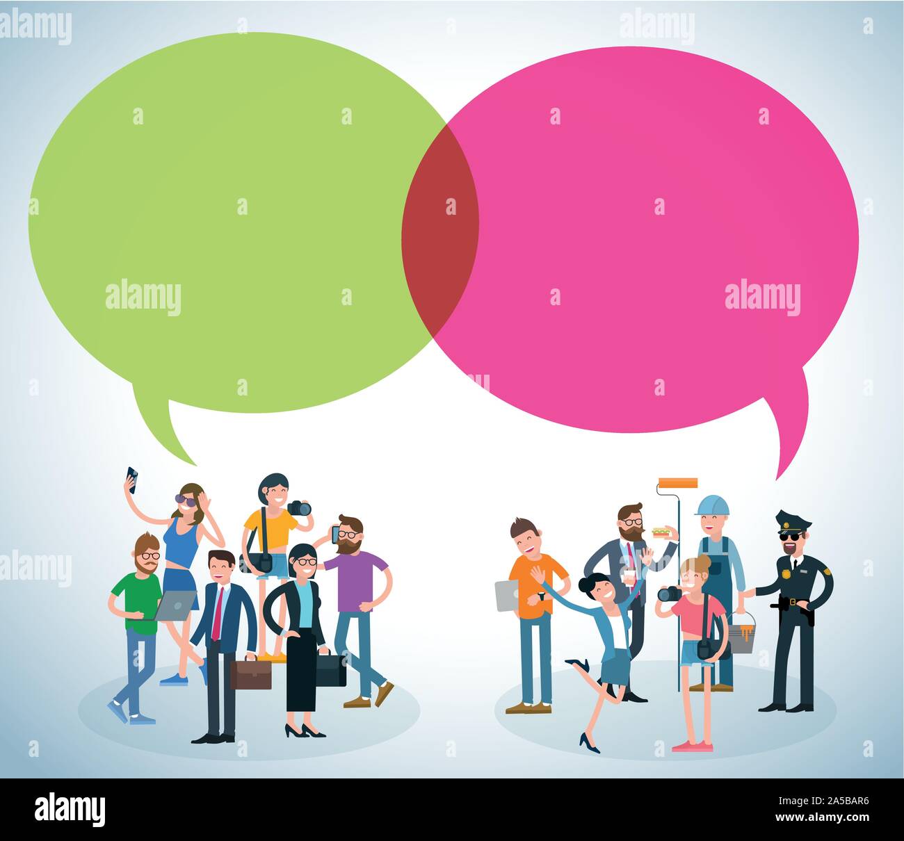 Communicating people chat dialog communication hi-res stock photography ...