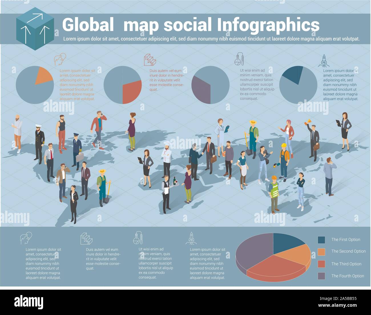 Human crowd map europe continent Stock Vector Images - Alamy