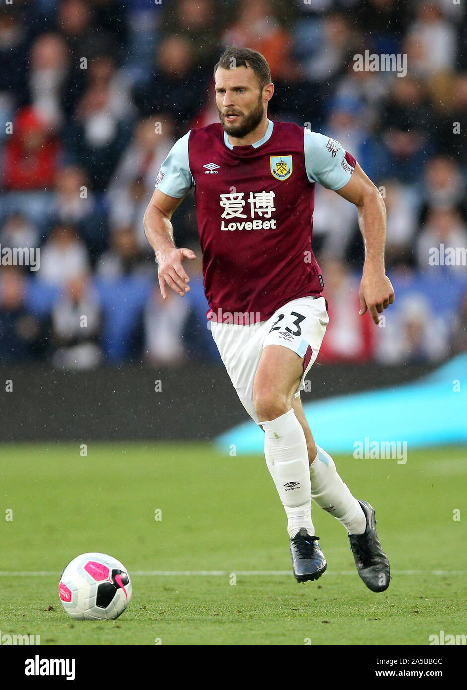 Burnley's Erik Pieters during the Premier League match at the King ...