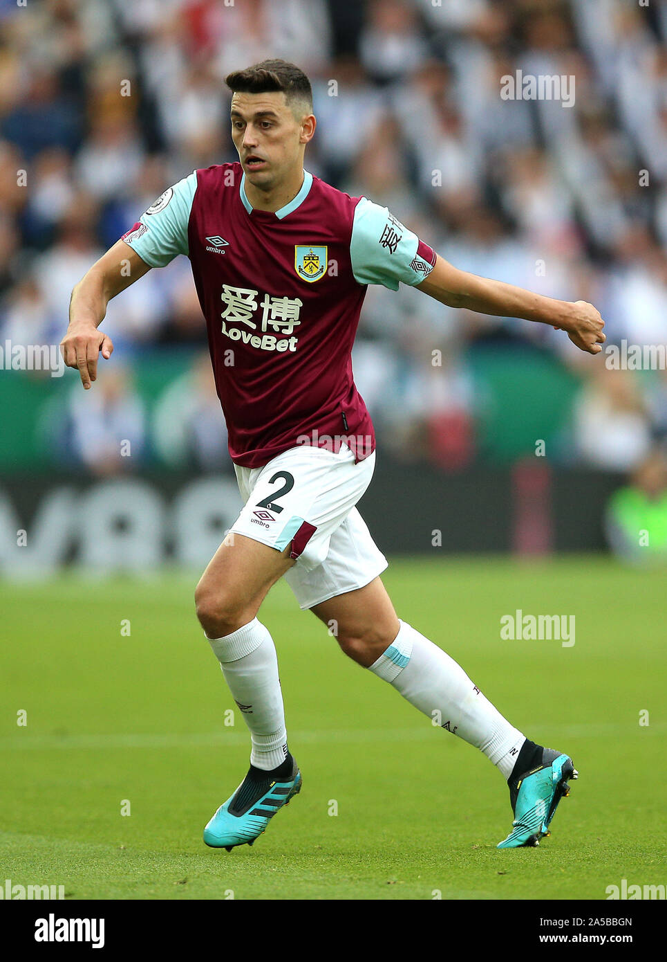 Burnley's Matthew Lowton during the Premier League match at the King ...