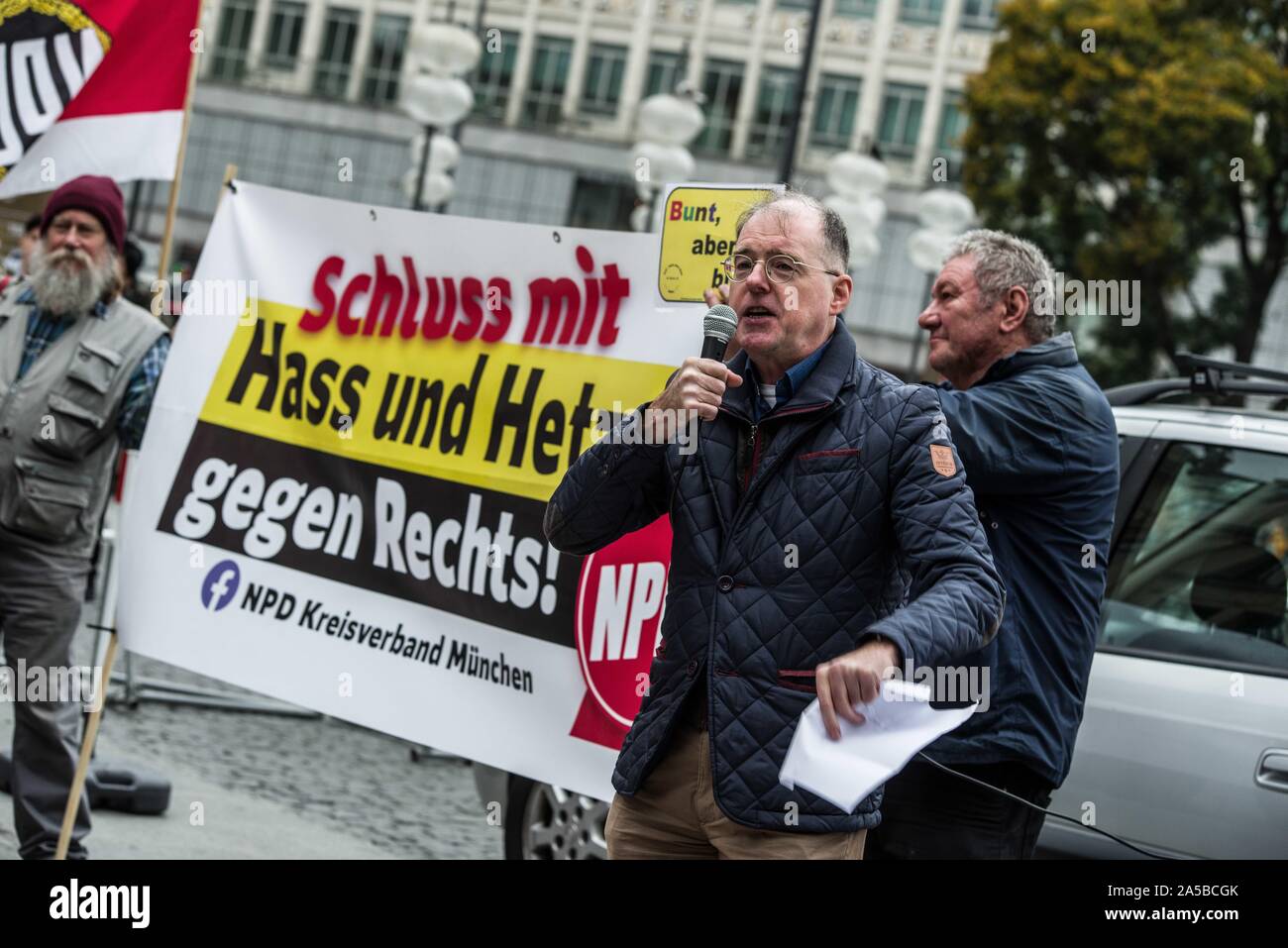 Munich, Bavaria, Germany. 19th Oct, 2019. Neonazi and city councilman ...