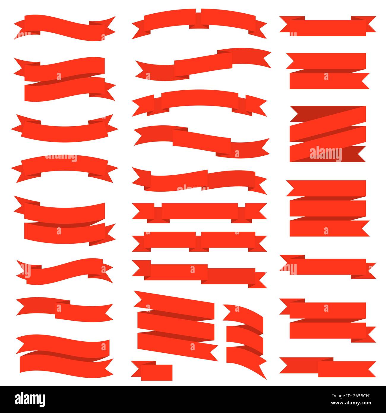 Red banners frame Stock Vector Images - Alamy