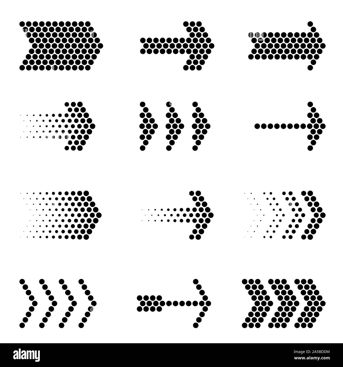 Flat design vector arrow navigation icon set Stock Vector Image & Art - Alamy