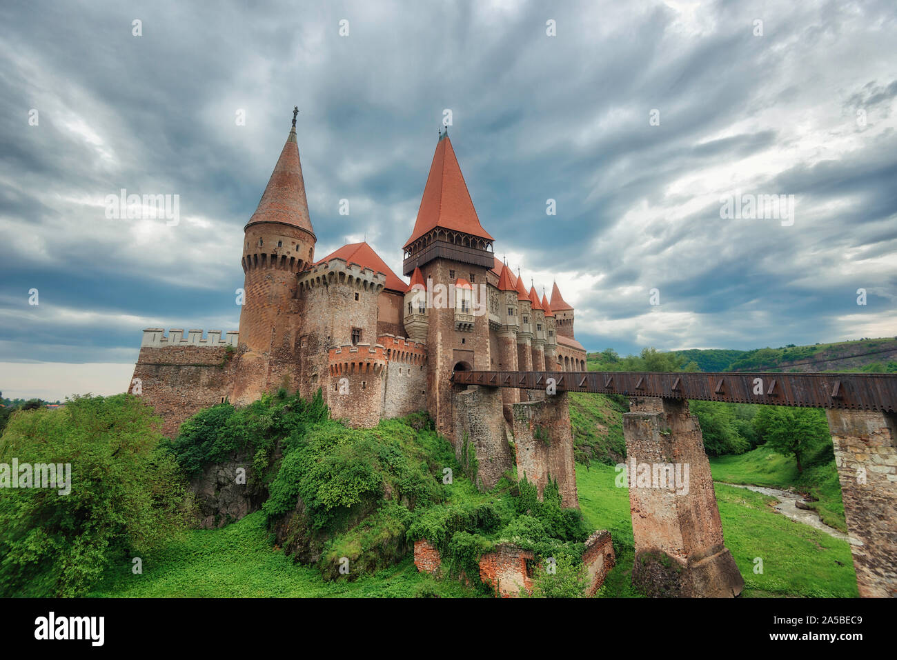 Romania aerial hunedoara hi-res stock photography and images - Alamy