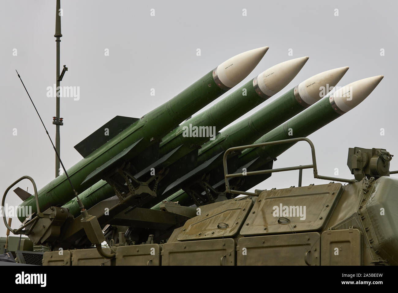 SAMBEK, ROSTOV REGION, RUSSIA, JUNE 28, 2019: Missiles of the Russian ...