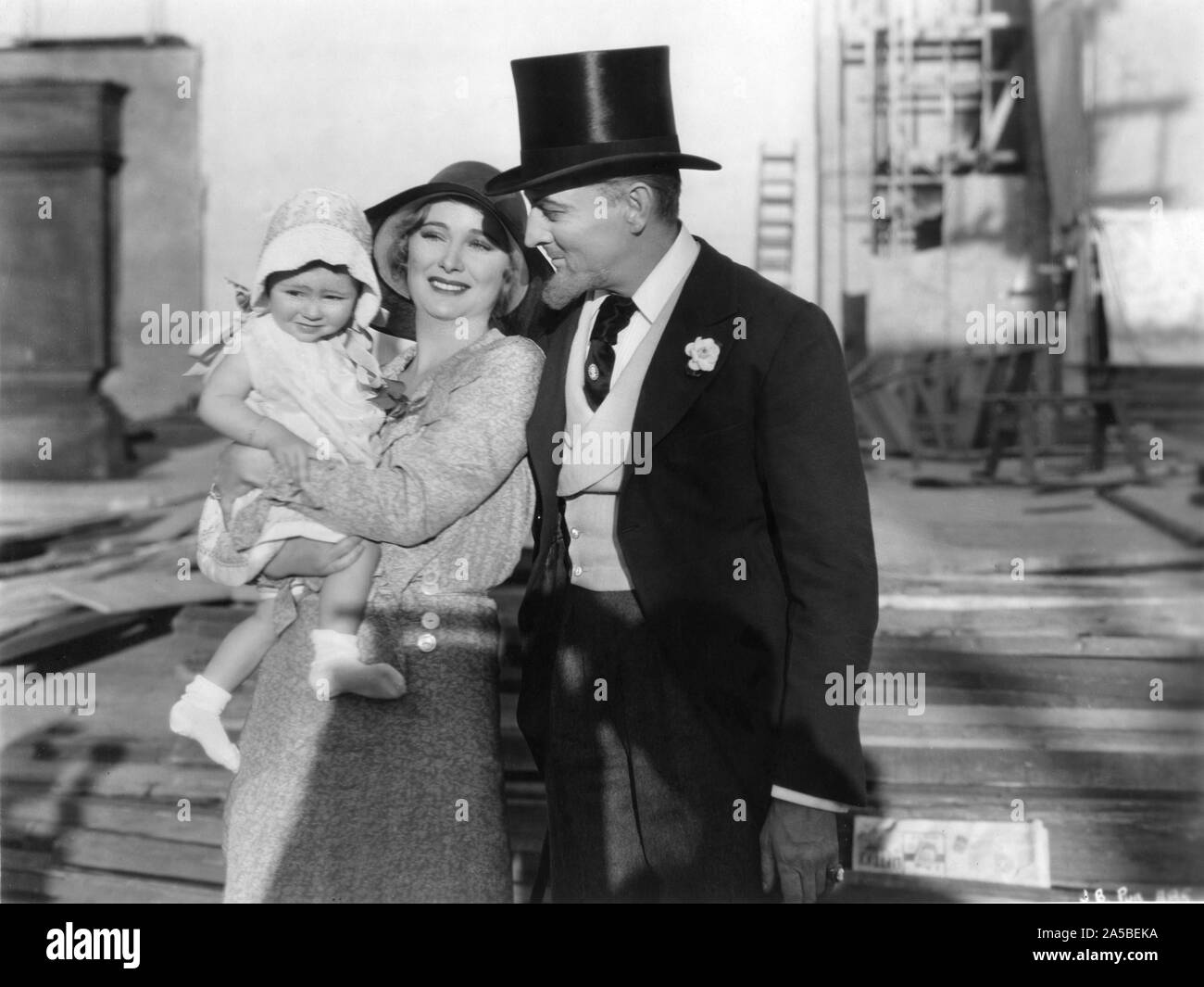 JOHN BARRYMORE with his 3rd wife DOLORES COSTELLO and their daughter ...