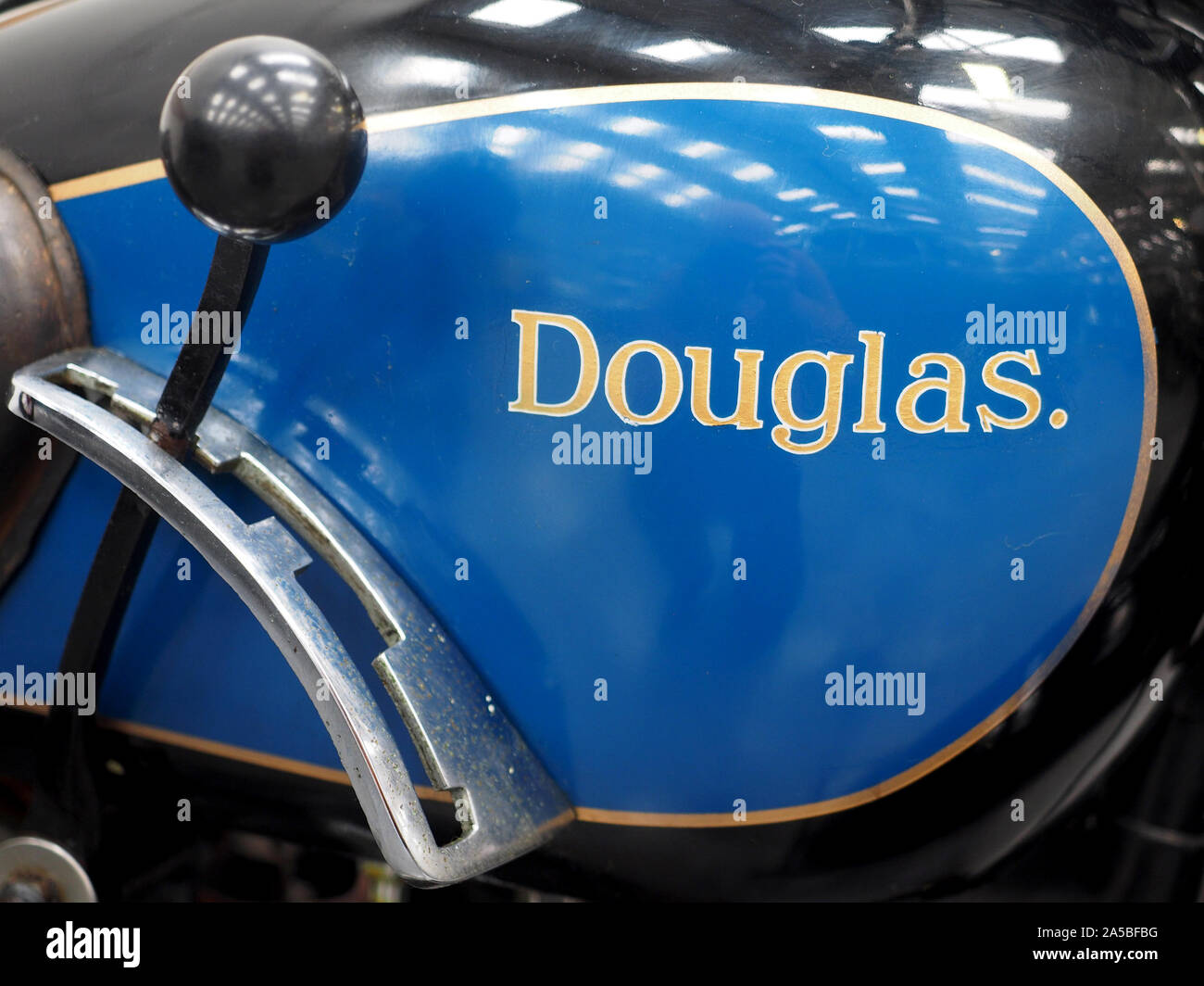 Douglas motor bike tank hi-res stock photography and images - Alamy