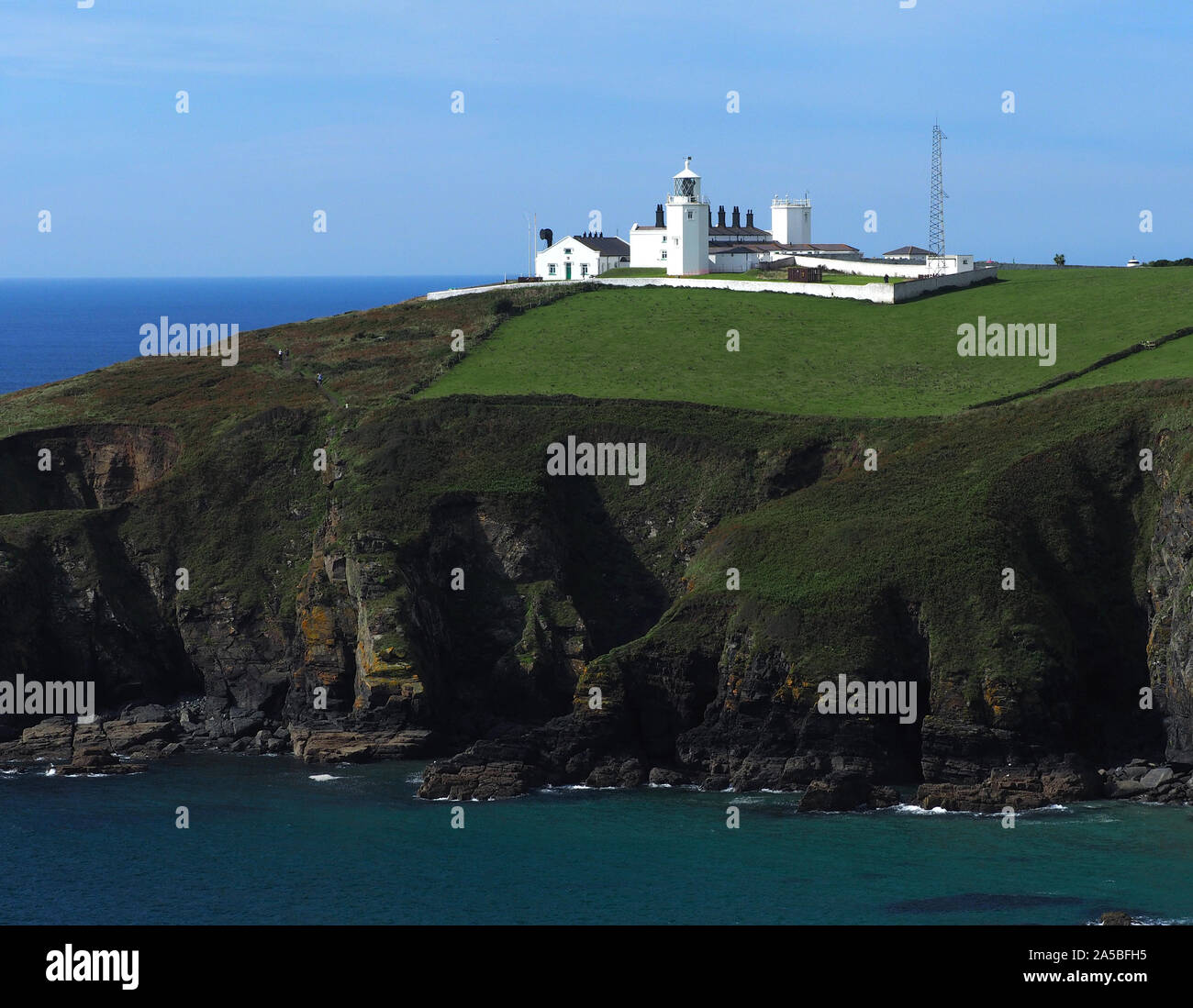 The Lizard Point and lighthouse in Cornwall, UK Stock Photo - Alamy