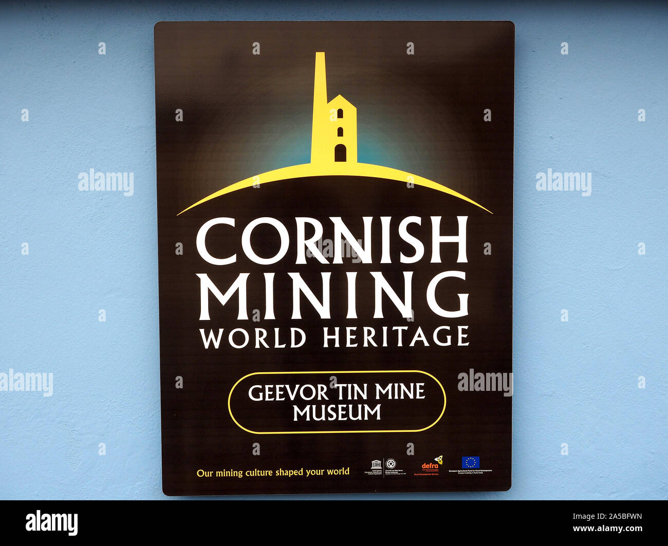 Cornish Mining World Heritage site. Geevor Tin Mine museum, Cornwall ...