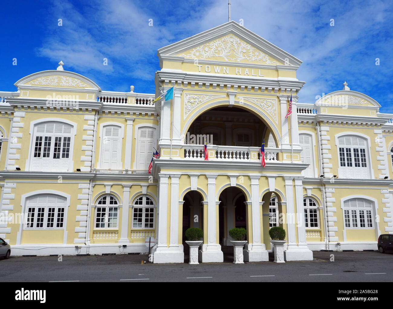 Town Hall building, George Town, Penang, Malaysia Stock Photo - Alamy
