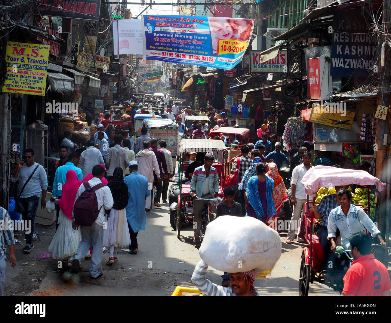 Crowded Street Scene