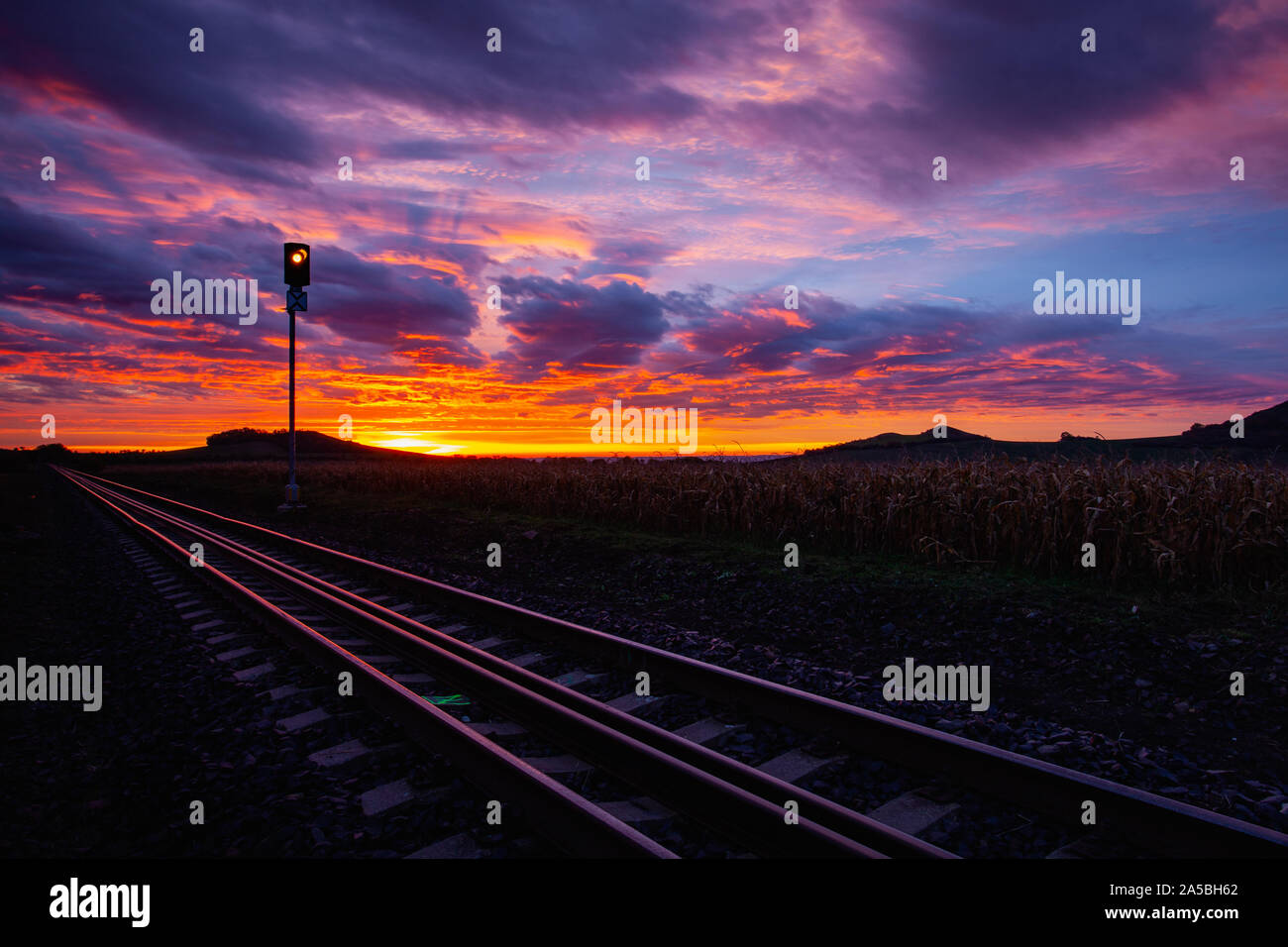 Dramatic railway journey hi-res stock photography and images - Alamy
