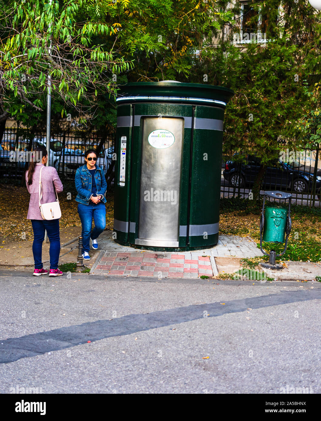 Waiting line at toilet hi-res stock photography and images - Alamy