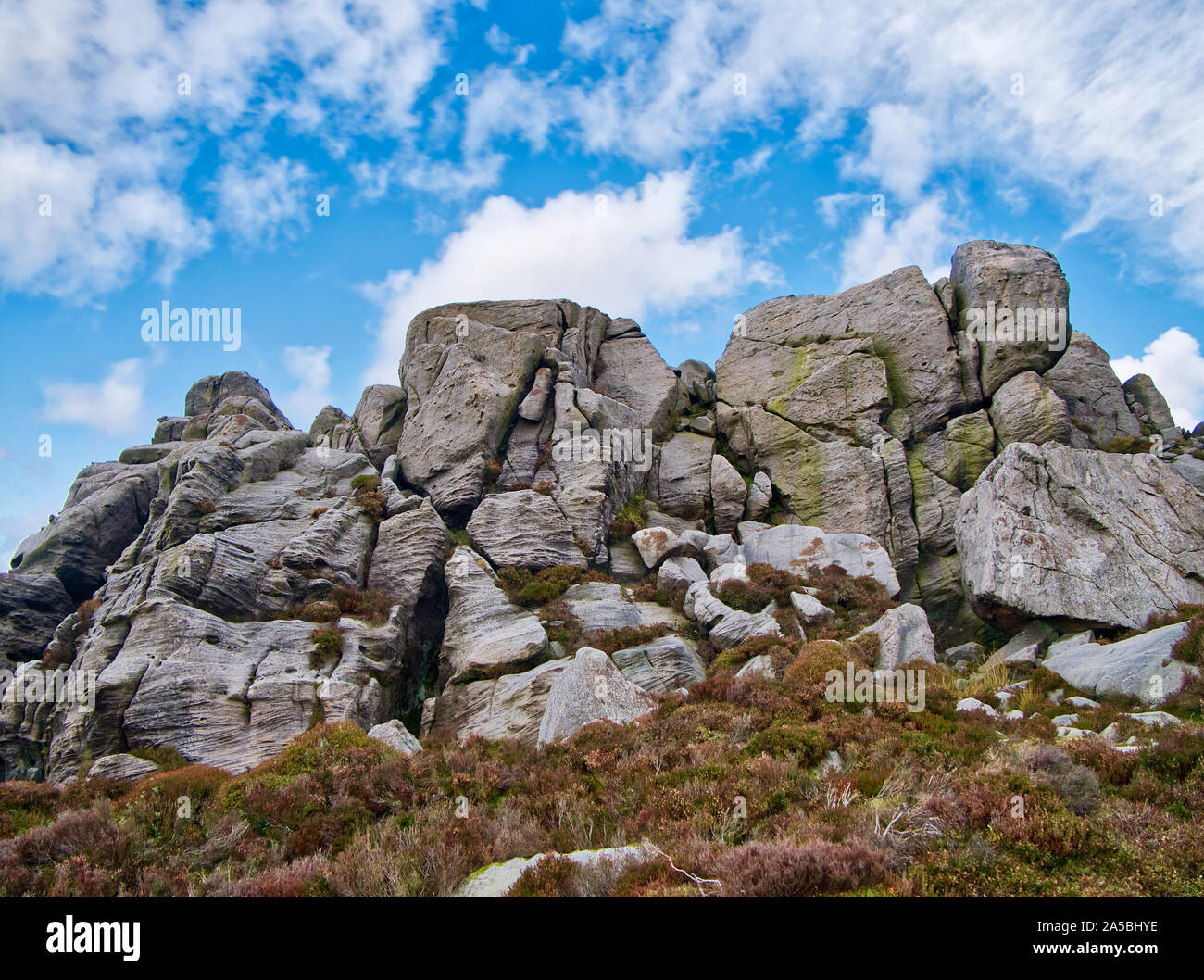 North yorkshire heather rock hi-res stock photography and images - Alamy