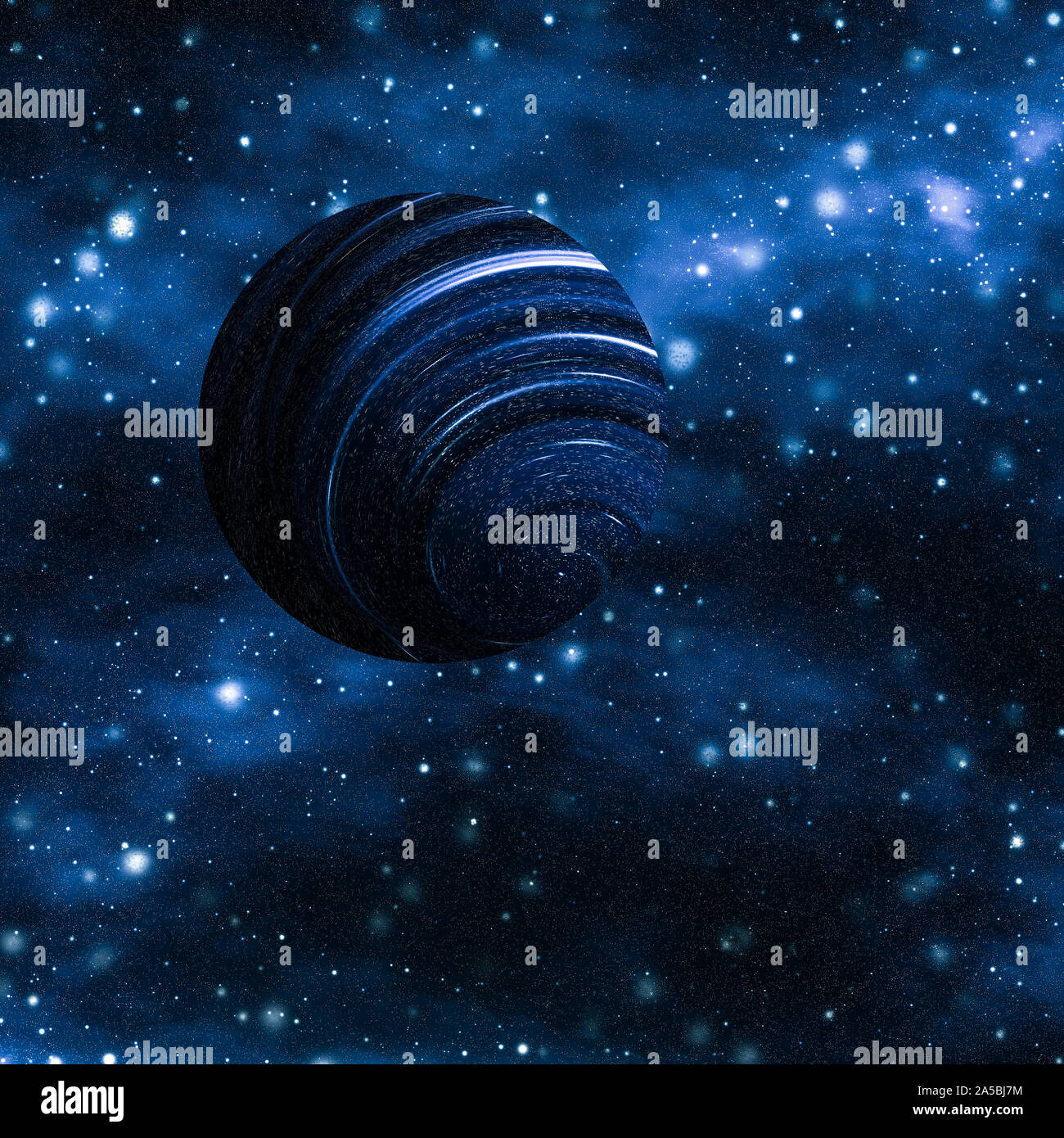 Discovery in astronomy, cosmic abstract and future technology concept ...