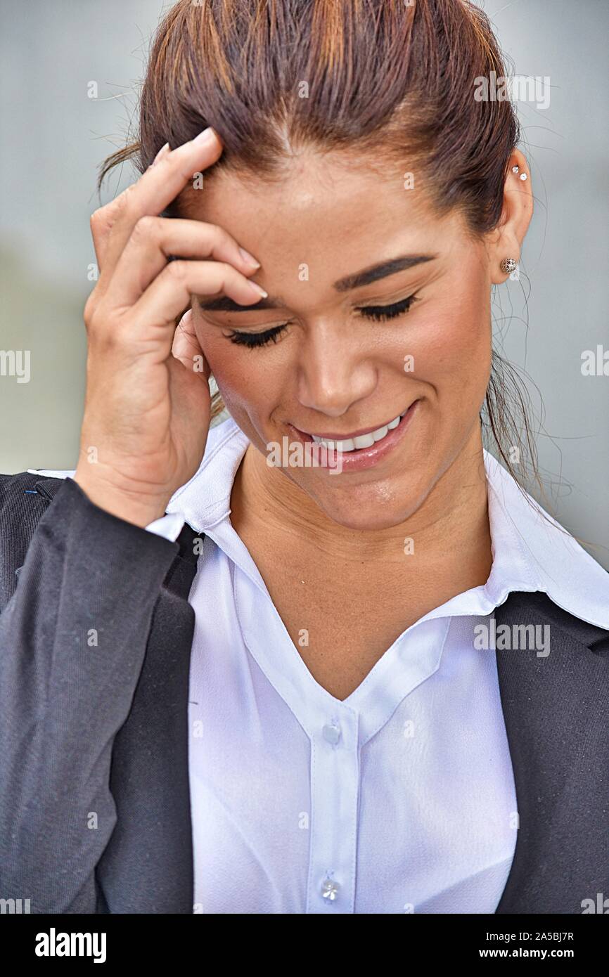 Business Woman Decision Making Stock Photo - Alamy