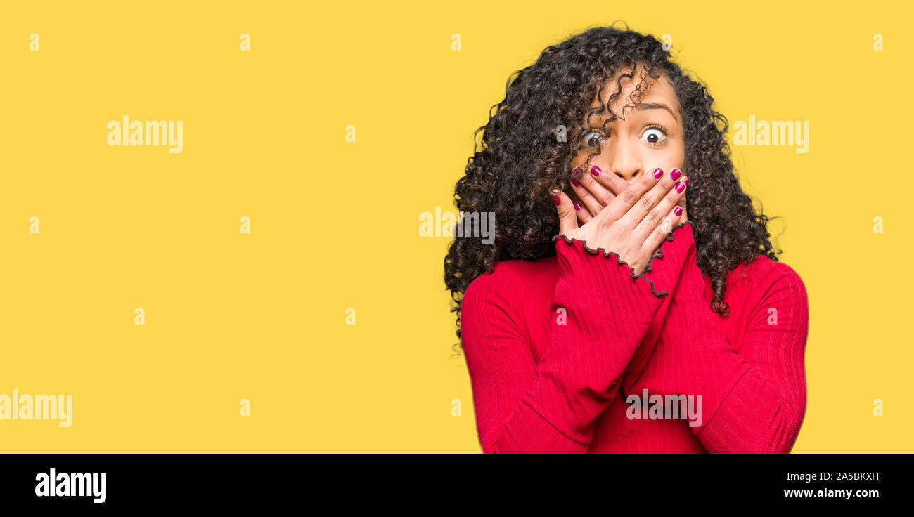 Shocked surprise embarrassed woman full hi-res stock photography and ...