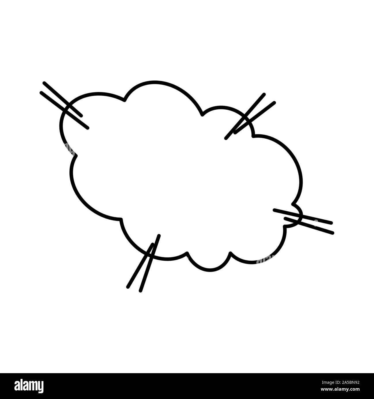 cloud pop art style icon Stock Vector Image & Art - Alamy