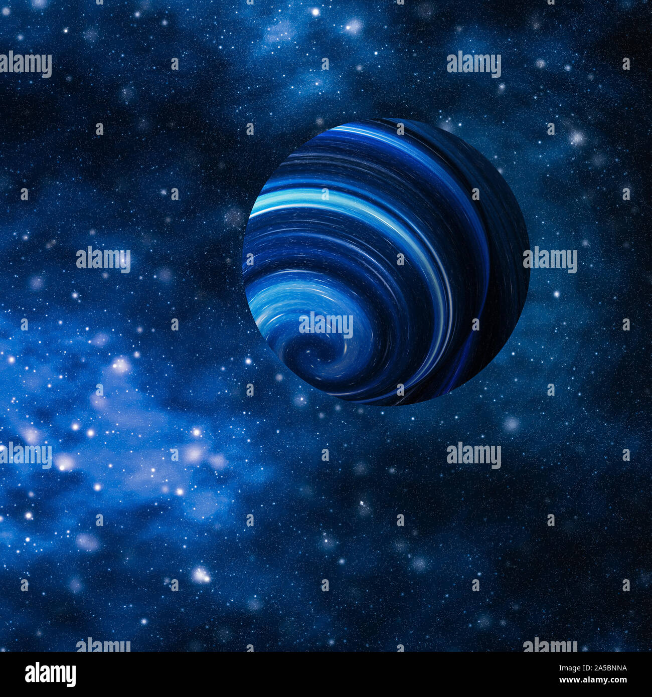 Discovery in astronomy, cosmic abstract and future technology concept ...