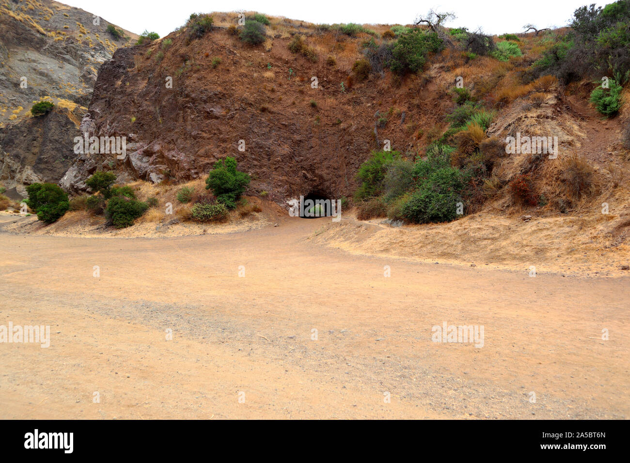 Los Angeles, The Batcave located in Bronson Canyon/Caves, section of ...