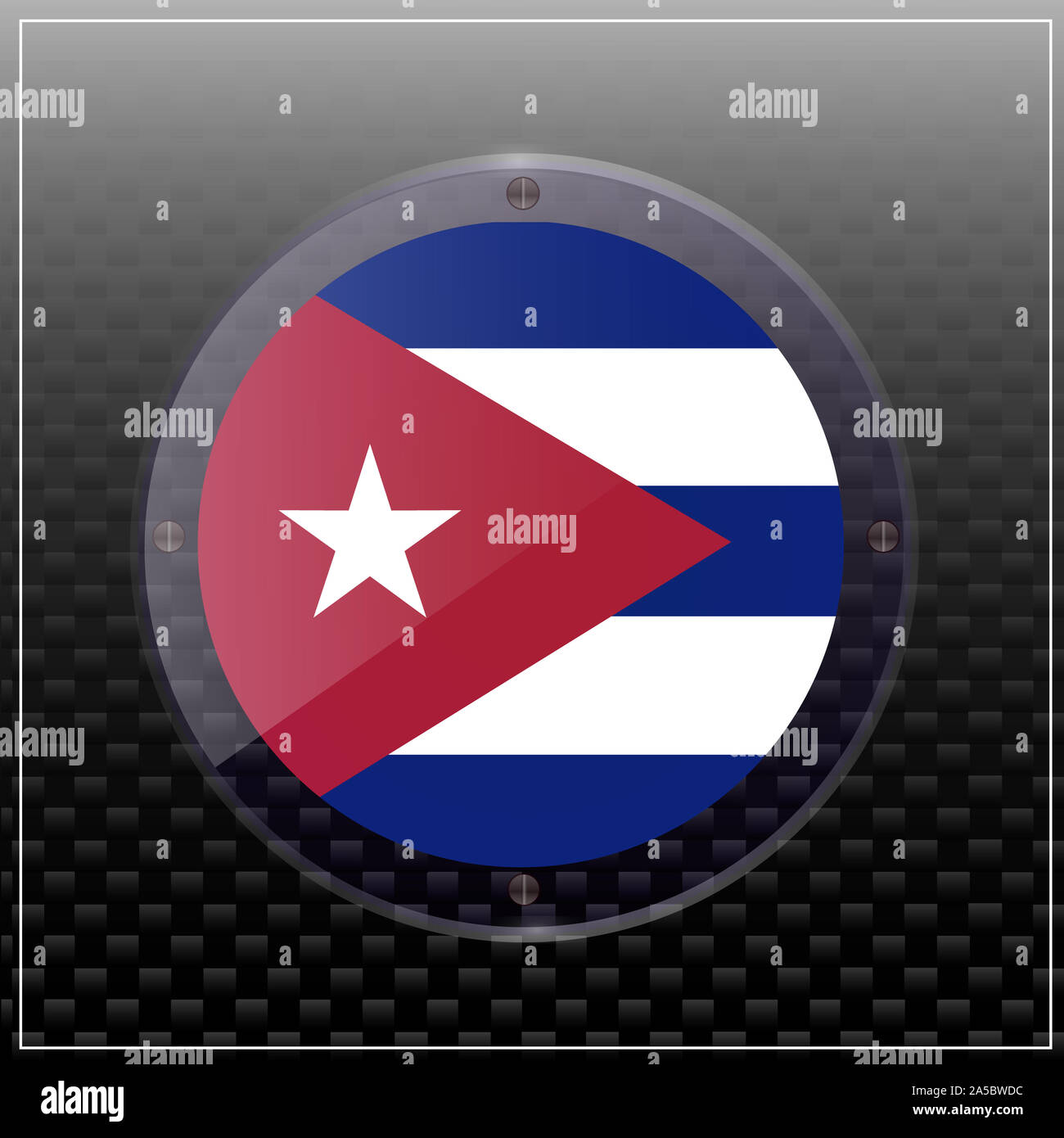 Bright transparent button with flag of Cuba . Happy Cuba day button ...