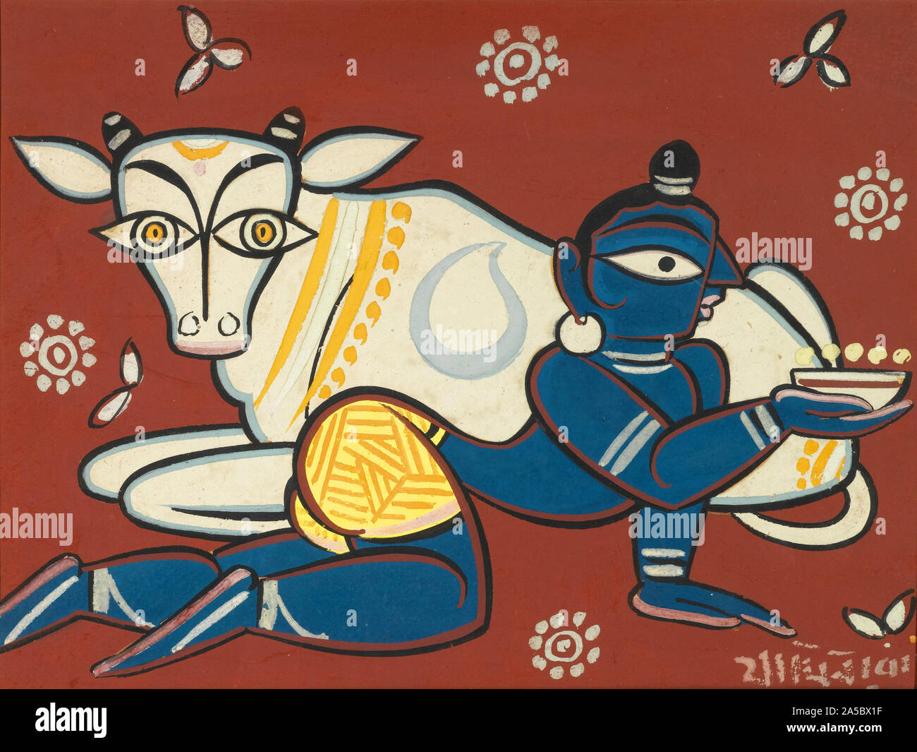 Jamini roy famous artworks hi-res stock photography and images - Alamy