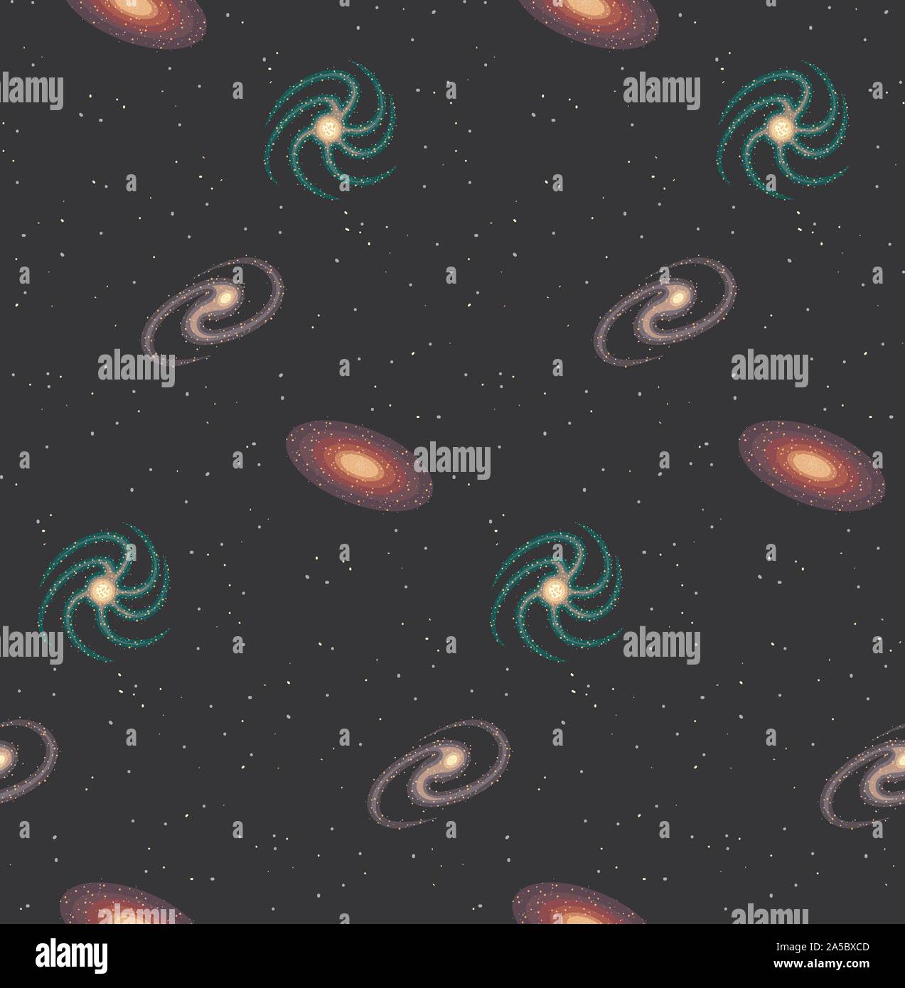 Deep space galaxies Stock Vector Images - Alamy